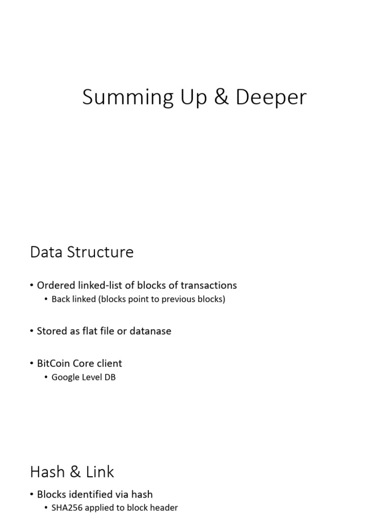 4 Summing Up Deeper | PDF | Computer Data | Computing