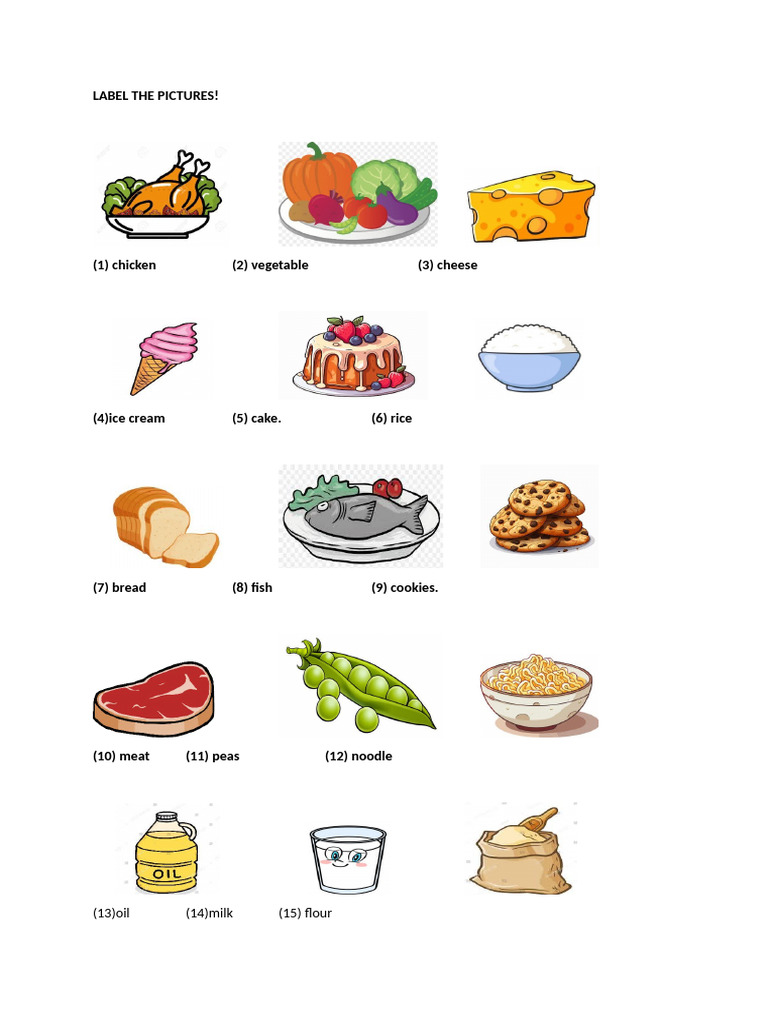 LKPD Games Food Kls 7 | PDF