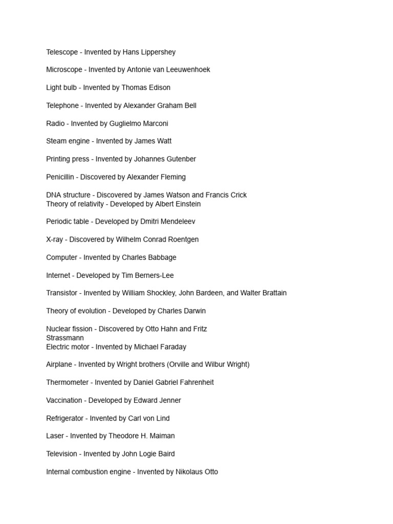 Basic Invention of Science | PDF | Young Adult