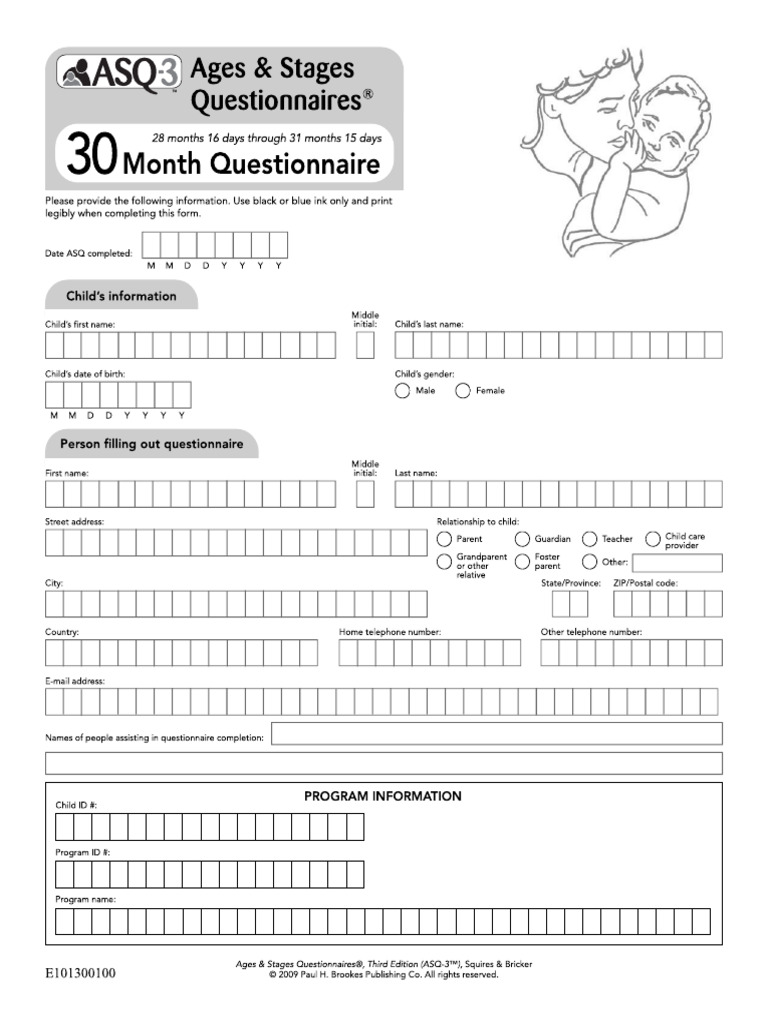 30 Month Asq | PDF