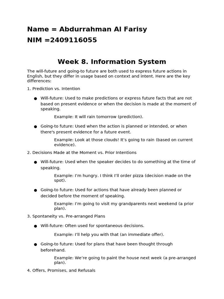 Week 8. Information System | PDF