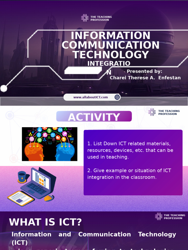 Purple Modern Futuristic Technology Pitch Deck Presentation Pdf