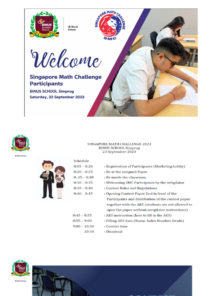 SMC 2023 Student Guide Binus School Simprug | PDF