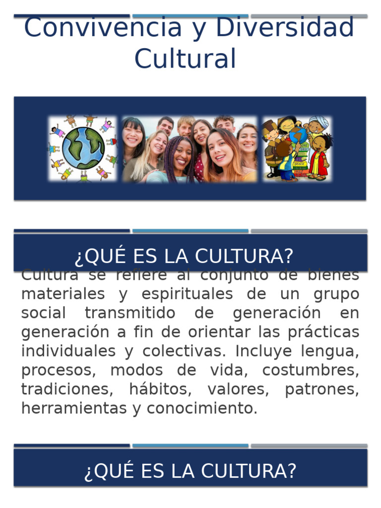 Convivencia en la Diversidad Cultural | PDF | Educación en artes ...