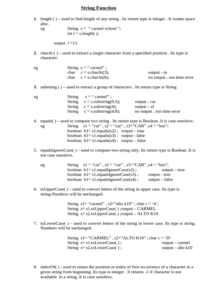 String | PDF | Boolean Data Type | Letter Case