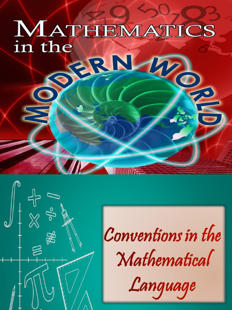 LESSON 5 Conventions in Mathematical Language | PDF