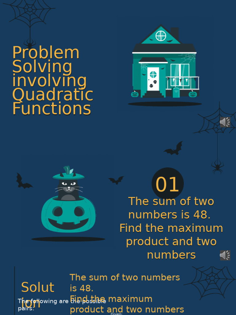 2.5 Problem Solving Involving Quadratic Functions | PDF | Quadratic Equation | Mathematics