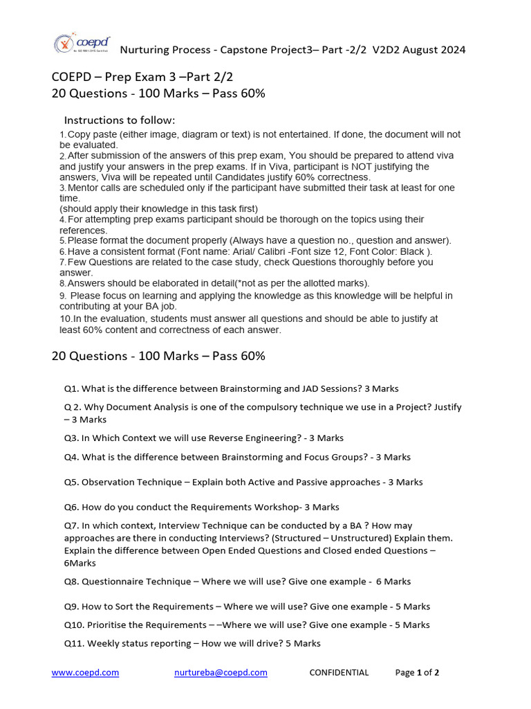 capstone 3 Part 2 questions | PDF