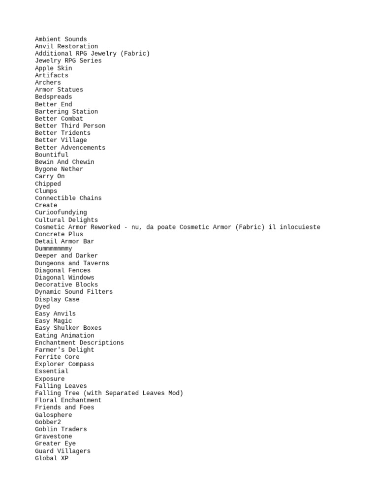 Minecraft ALL mods | PDF