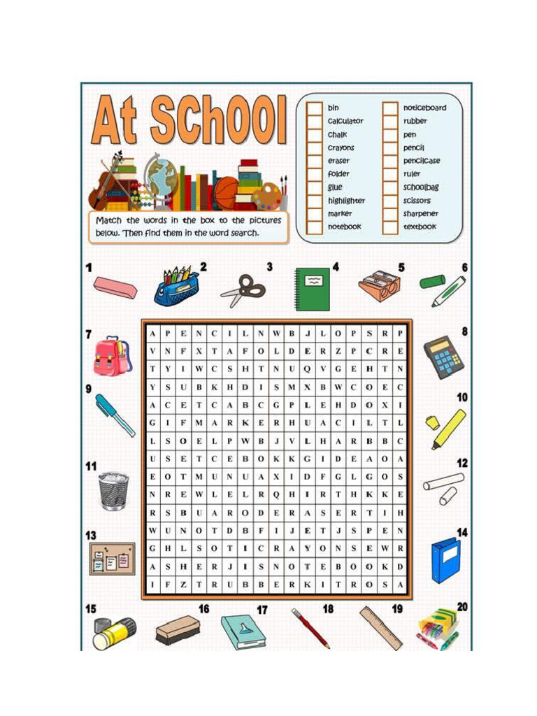 School Supplies 3 | PDF