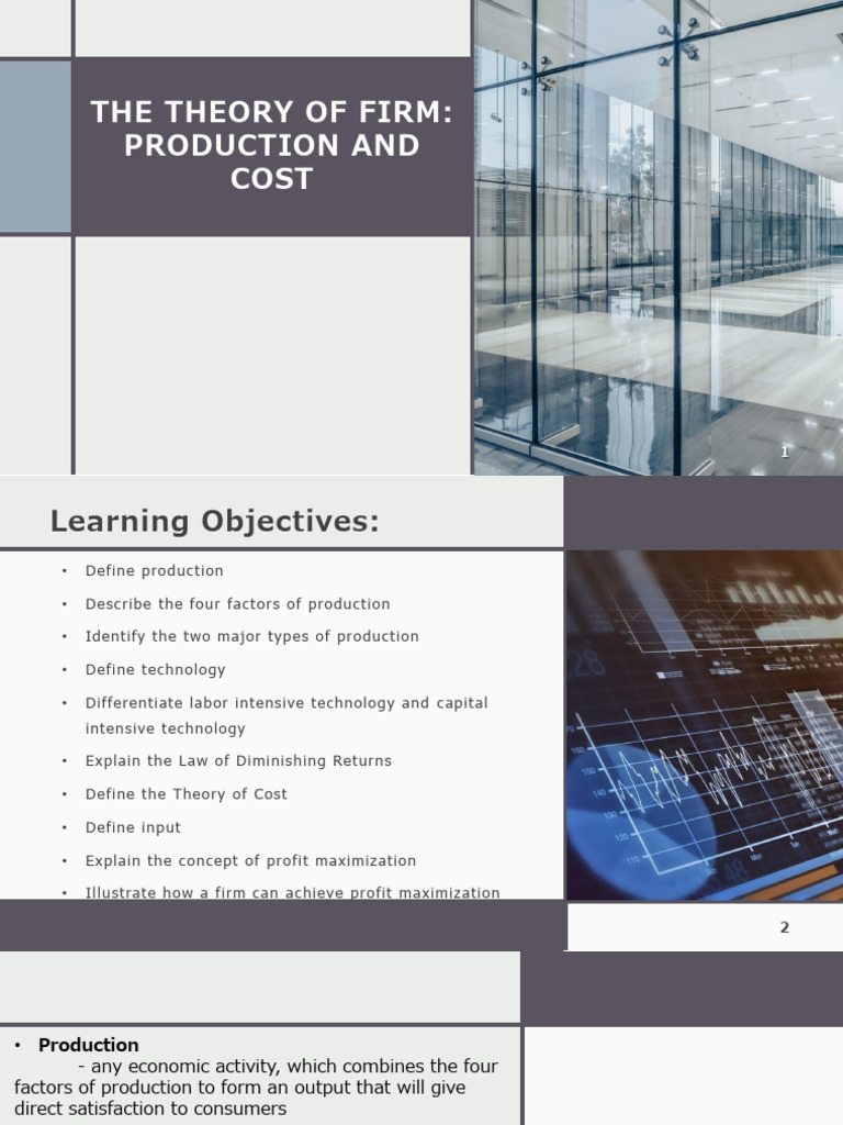 Theory-of-Firm-Production-and-Cost | PDF | Labour Economics | Factors Of Production