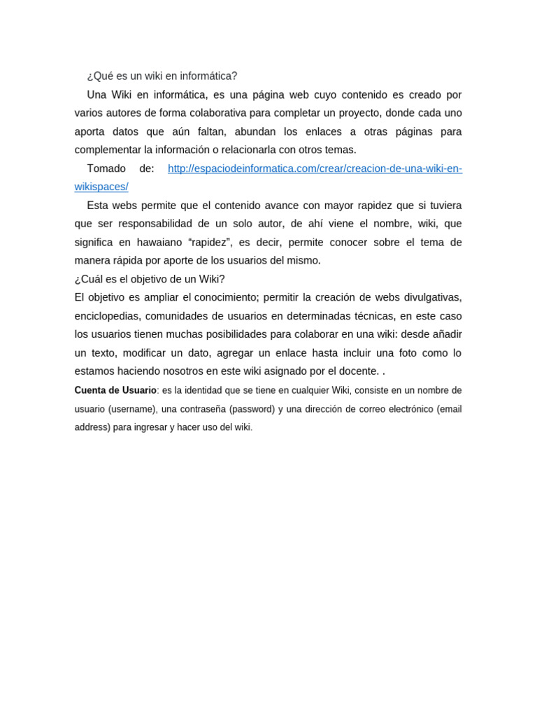 Qué Es Un Wiki en Informática | PDF