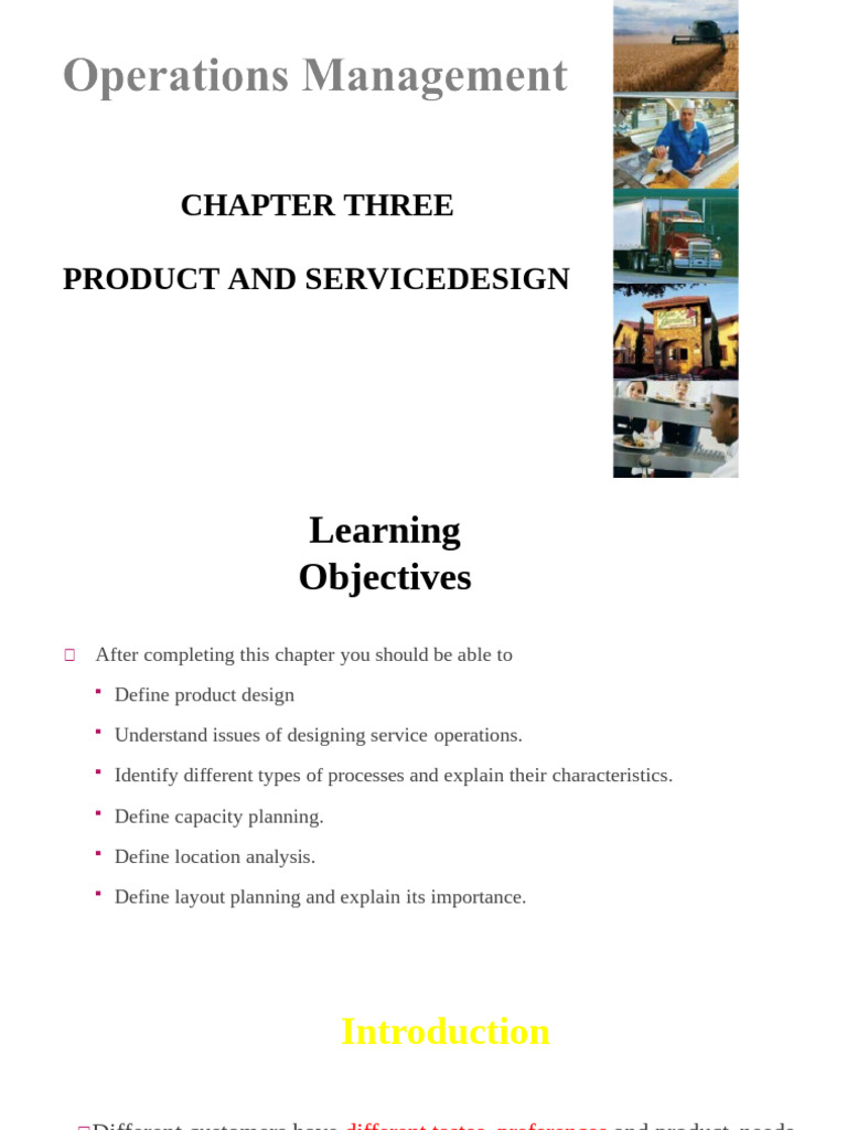 OM Chapter 3-6 | PDF | Mass Production | Labour Economics