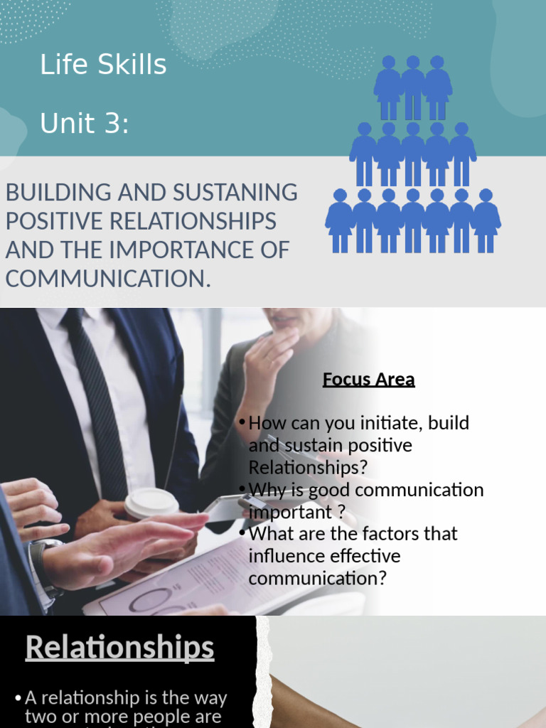 Life Skills Unit 3 1 | PDF | Communication | Feeling