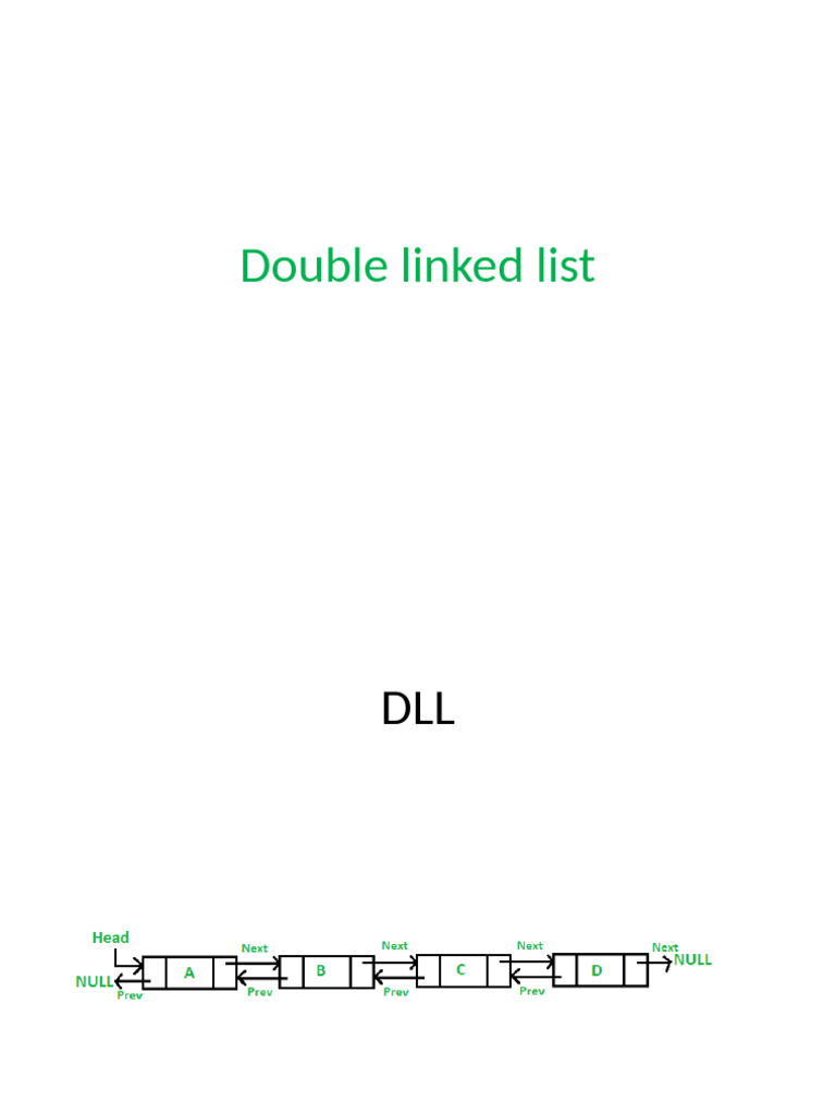Double Linked List | PDF Double Linked List | PDF