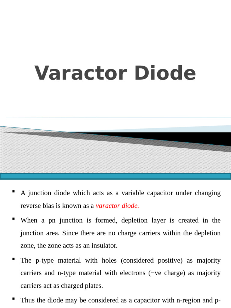 13 Varactor Diode | PDF | Science & Mathematics