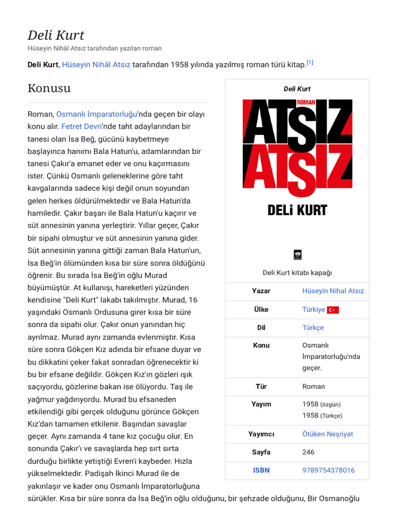 Deli Kurt - Vikipedi | PDF
