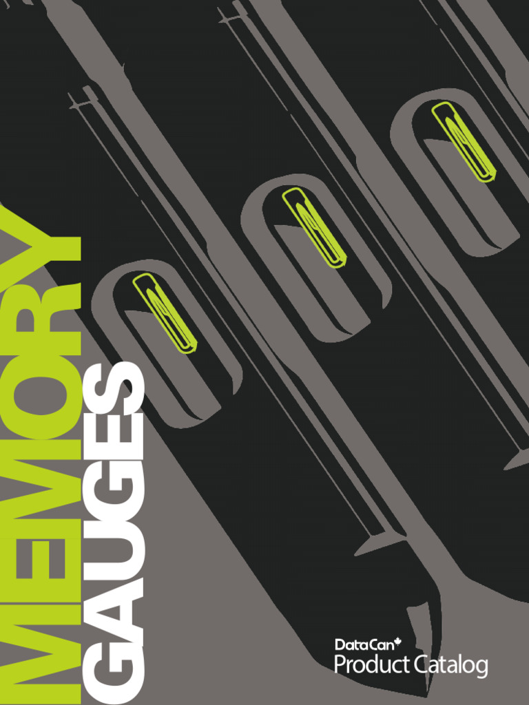 Memory Gauge Catalog CompleteV03 | PDF | Pressure | Measuring Instrument