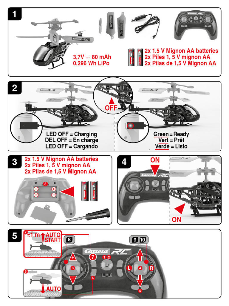 Instructions 370501031X RC BA Heli Indoor 8plus Bildteil V01-04 WEB | PDF | Battery (Electricity ...