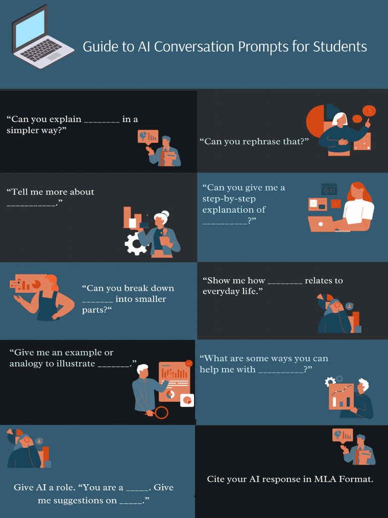 Guide To AI Conversation Prompts For Students | PDF