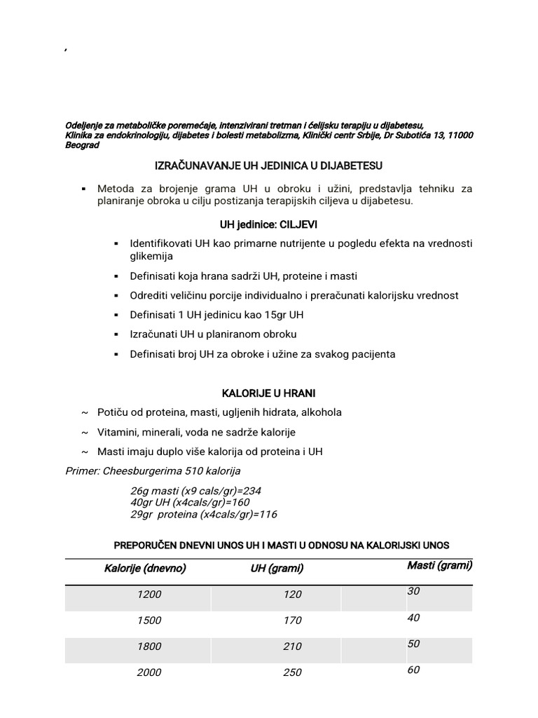DR Subotic - Dijabetes | PDF