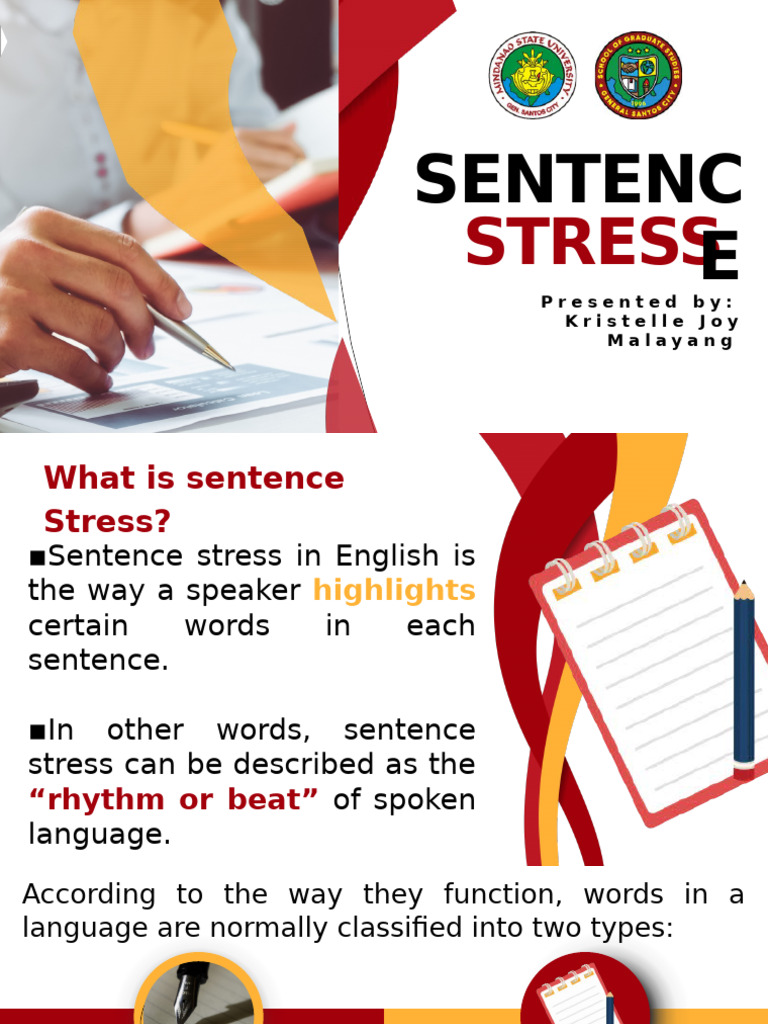 Sentence Stress | PDF