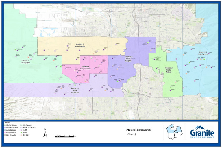 2024-25 School Precinct Boundaries Map | PDF