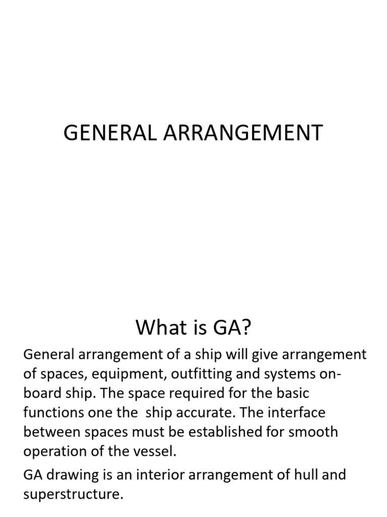 Ship General Arrangement for Bulk Carrier | PDF | Ships | Water Transport
