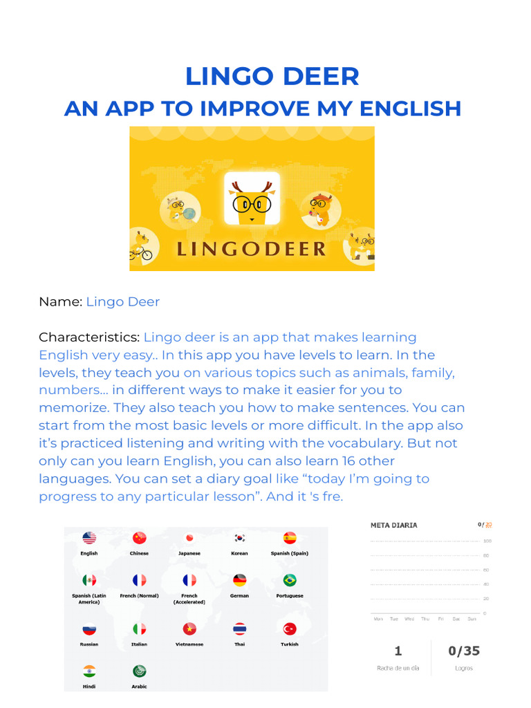 Lingo Deer | PDF