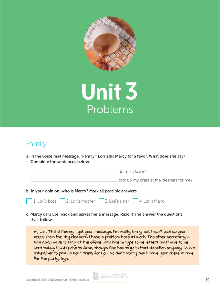 English-Discoveries Workbook Unit 3 | PDF | Language Arts & Discipline