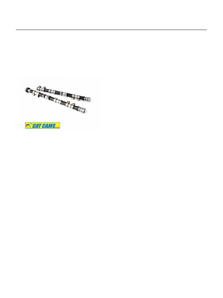 Peugeot Citroen EW10J4S Sport Camshaft by Cat Cams | PDF