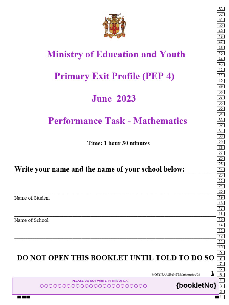 Grade 4 PEP Math Performance Task 2023 | PDF | Cupcake
