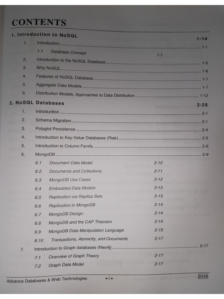 ADB - Chapter 1 | PDF