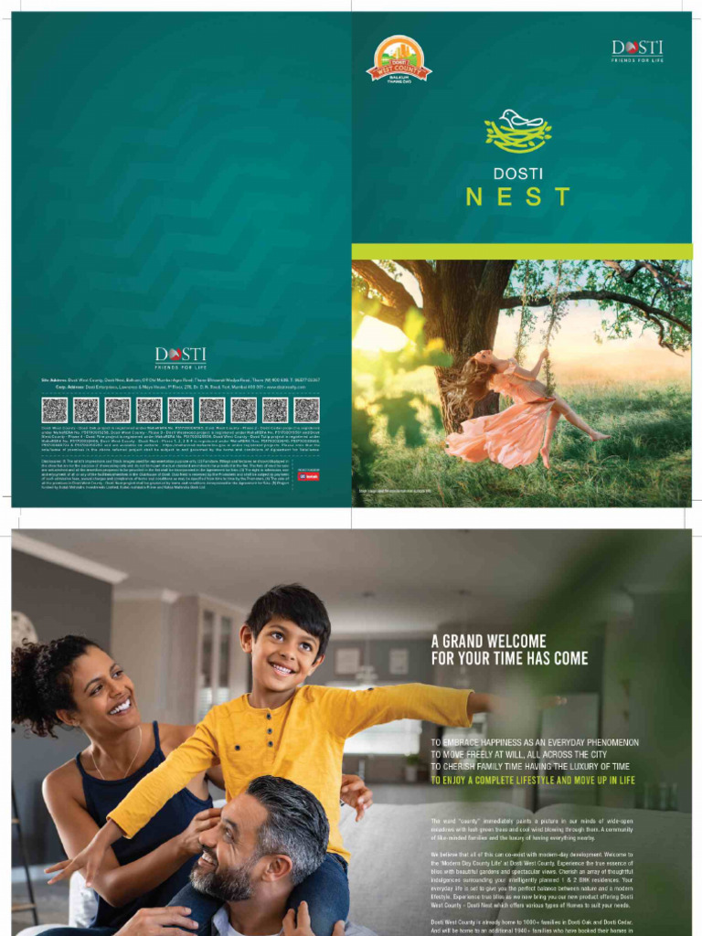 Dosti Nest Ebrochure | PDF