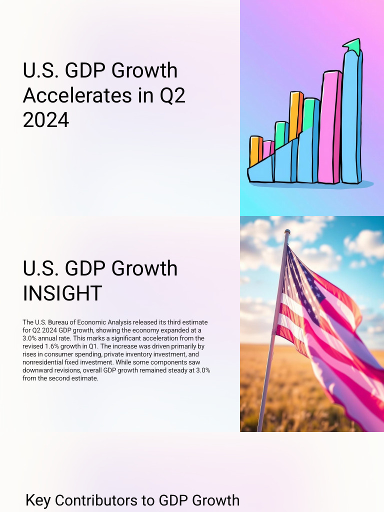 US GDP Growth Accelerates in Q2 2024 | PDF | Gross Domestic Product ...