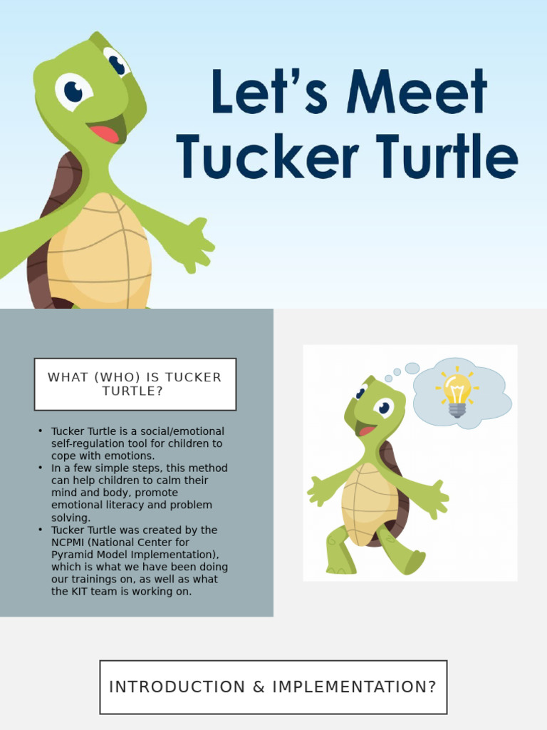 Tucker Turtle | PDF