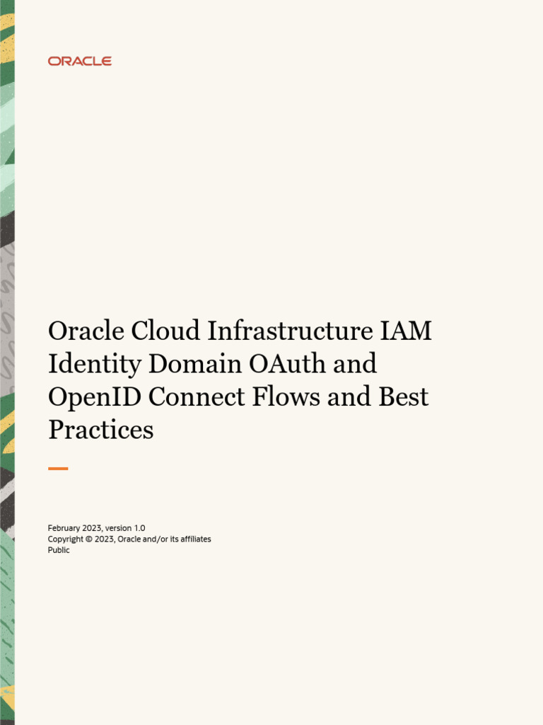 Oci Iam Oauth Flows Best Practices | PDF | Mobile App | Transport Layer ...