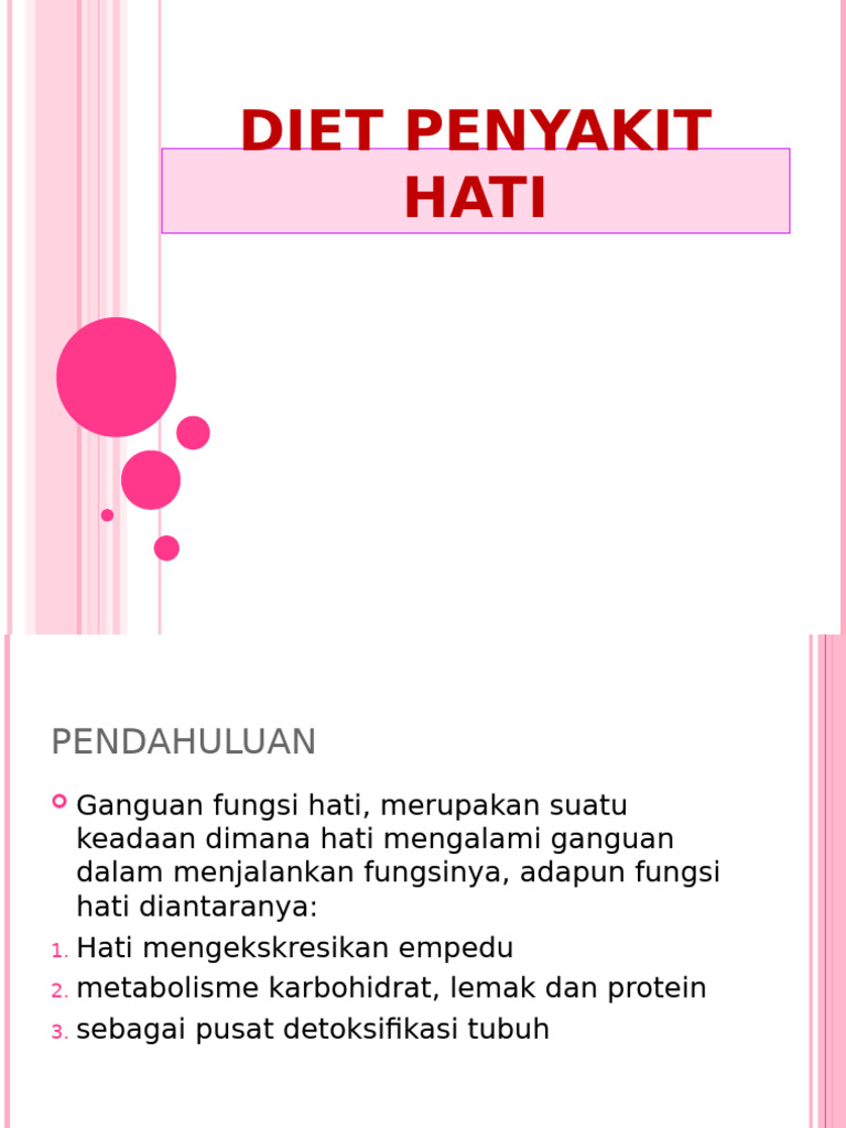 DIET PENYAKIT HATI PPT | PDF