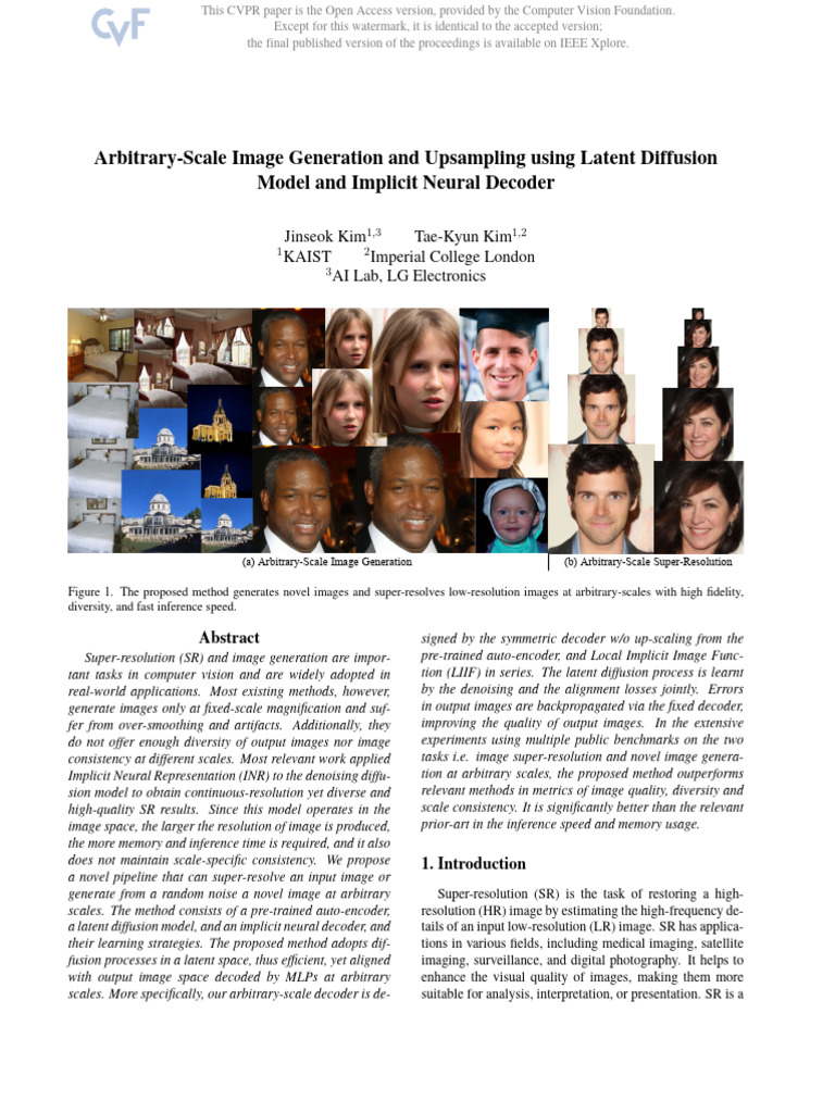 Kim Arbitrary-Scale Image Generation and Upsampling Using Latent Diffusion Model and CVPR 2024 ...