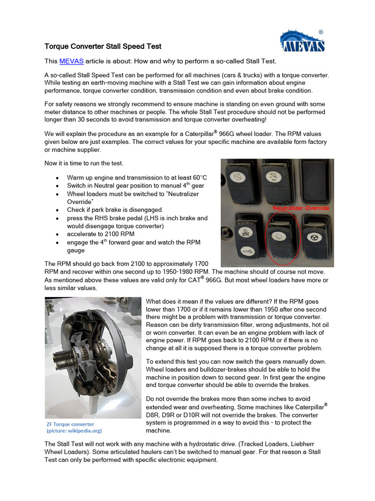 Torque-Stall-Speed | PDF | Torque | Automotive Industry