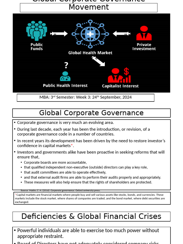Global Corporate Governance Trends 2024 | PDF | Corporate Governance ...