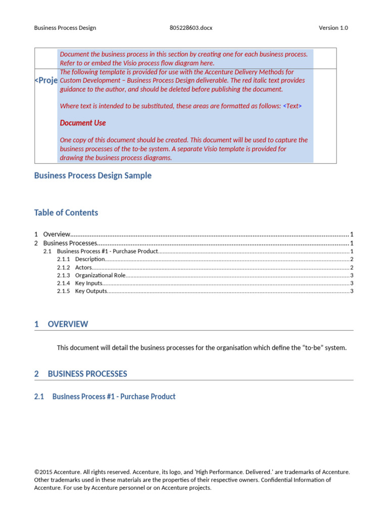 Business Process Design Sample | PDF | Business Process | Information Technology
