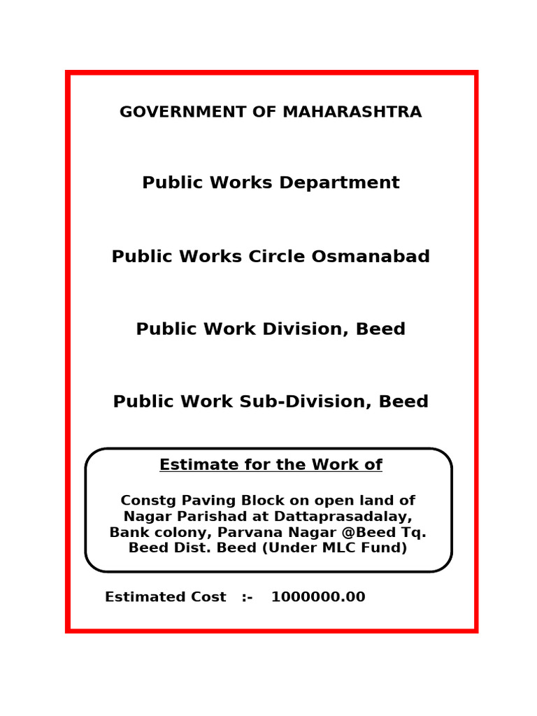 Beed Paving Block | PDF | Concrete | Civil Engineering
