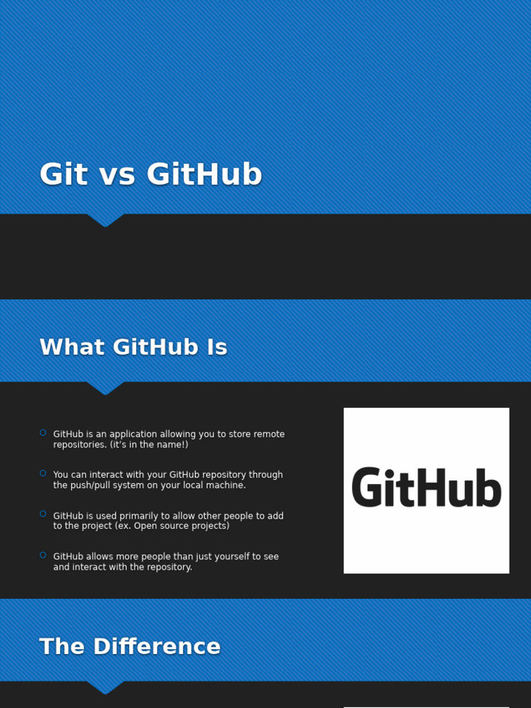 Git Vs GitHub | PDF