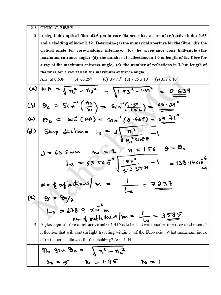 Chapter 2 - Applied Optics - Soln2 | PDF