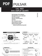Fossil Watch Setting Instructions Guide | PDF | Watch | Timer