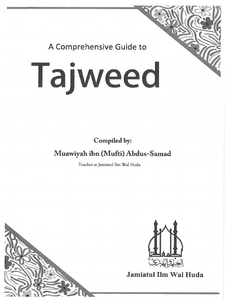 A Comprehensive Guide To Tajweed Unlocked Unlocked | PDF