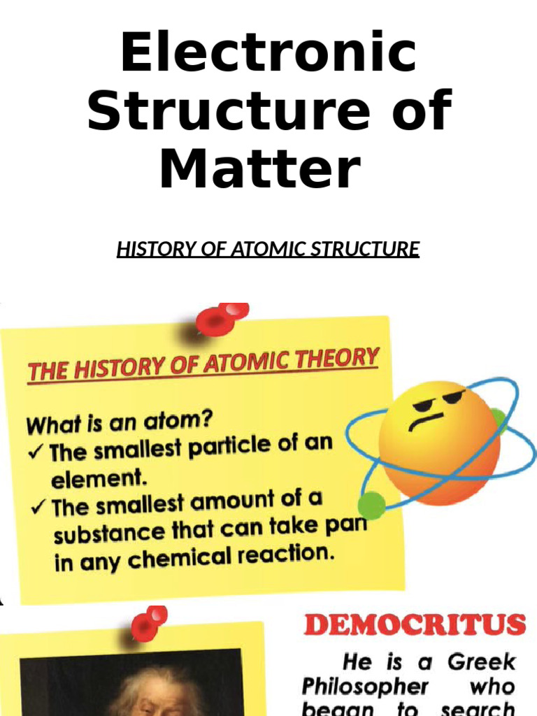 1 History of Atomic Structure | PDF | Technology & Engineering