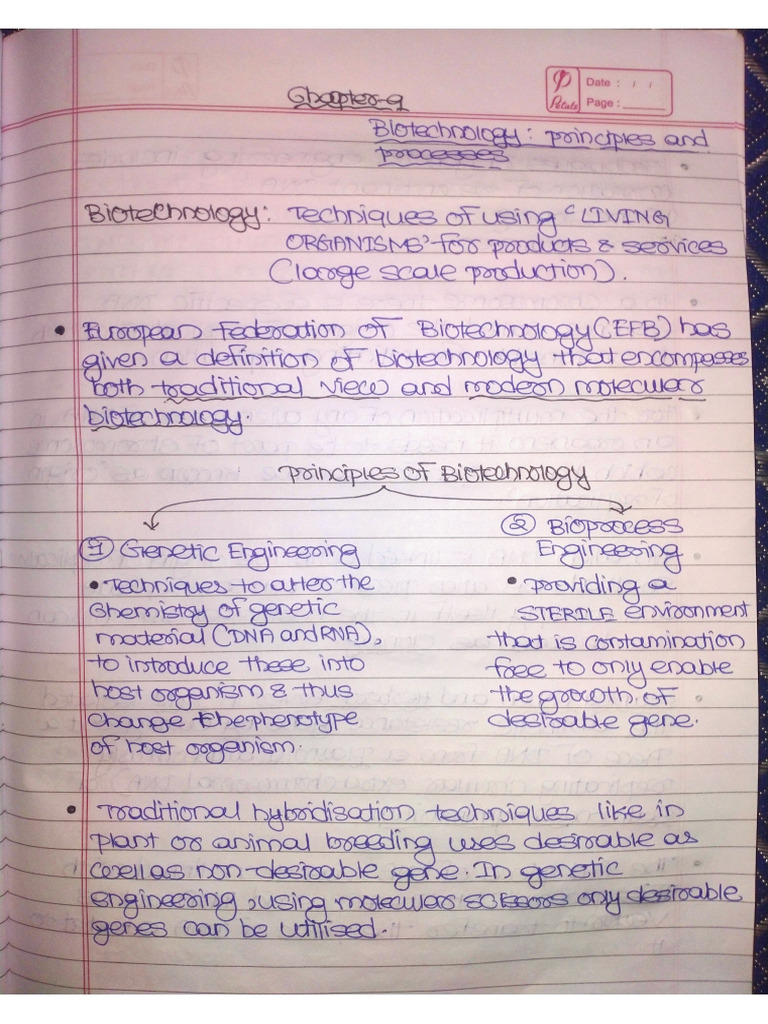 Biotechnology-Principles and Processes | PDF