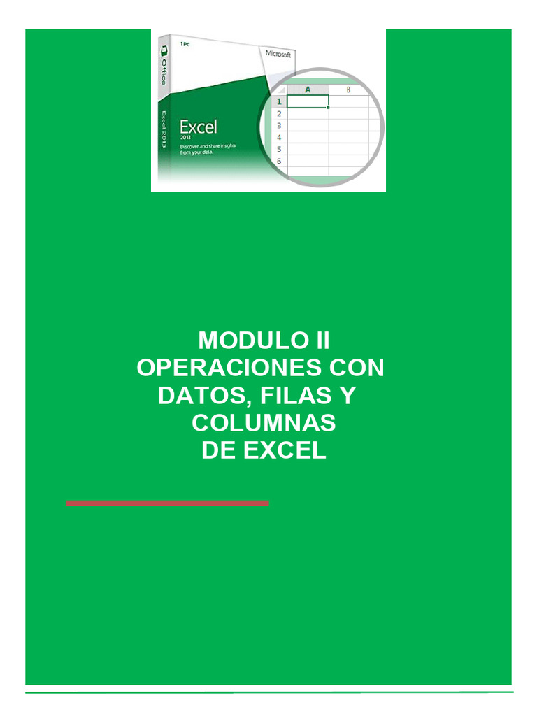 Curso Excel Basico e Intermedio Modulo II | PDF | Microsoft Excel | Microsoft